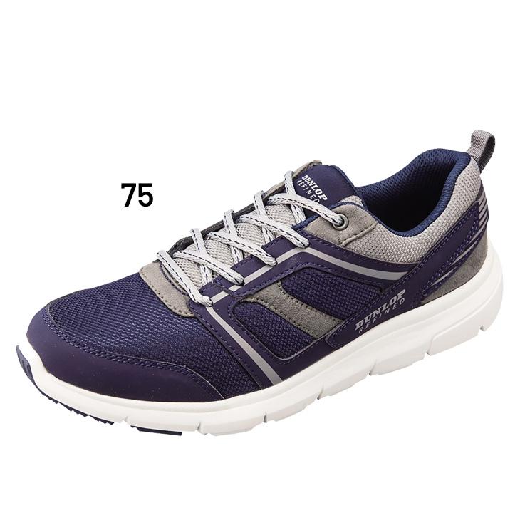 DUNLOP REFINED ダンロップ ウォーキングシューズ メンズ 幅広4E リファインド C1011 ローカット 軽量 衝撃吸収 ...