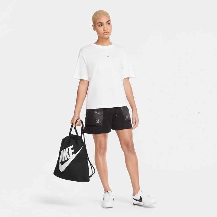 NIKE ナイキ ナップサック バッグ メンズ レディース ヘリテージ ドローコード ジムサック/スポーツバッグ トレーニング フィットネス 黒 ブラック /DC4245-010 ...
