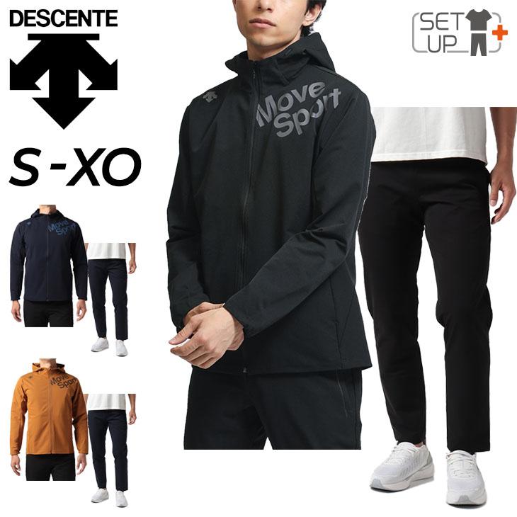 DESCENTE トレーニングウェア 上下 メンズ デサント ジャケット パンツ セットアップ/スポーツウェア 保温 はっ水 フィットネス 運動 男性 /DMMUJF12A-DMMUJG12 ...