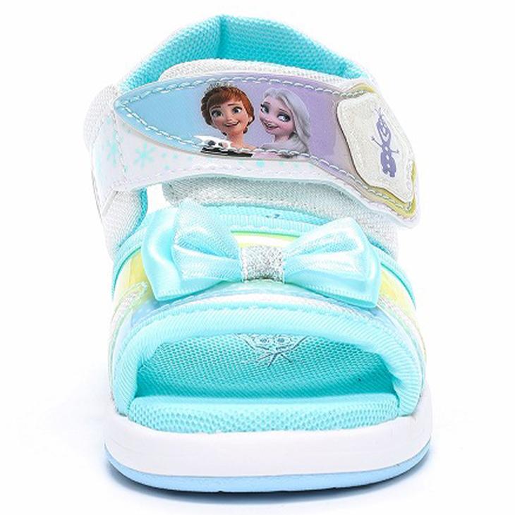 MoonStar ディズニー アナと雪の女王 キッズ 光る サンダル LED内蔵 女の子 Disney サマーシューズ 15-18cm 2E 子供靴 エルサ オラフ キャラクター あなゆき ...