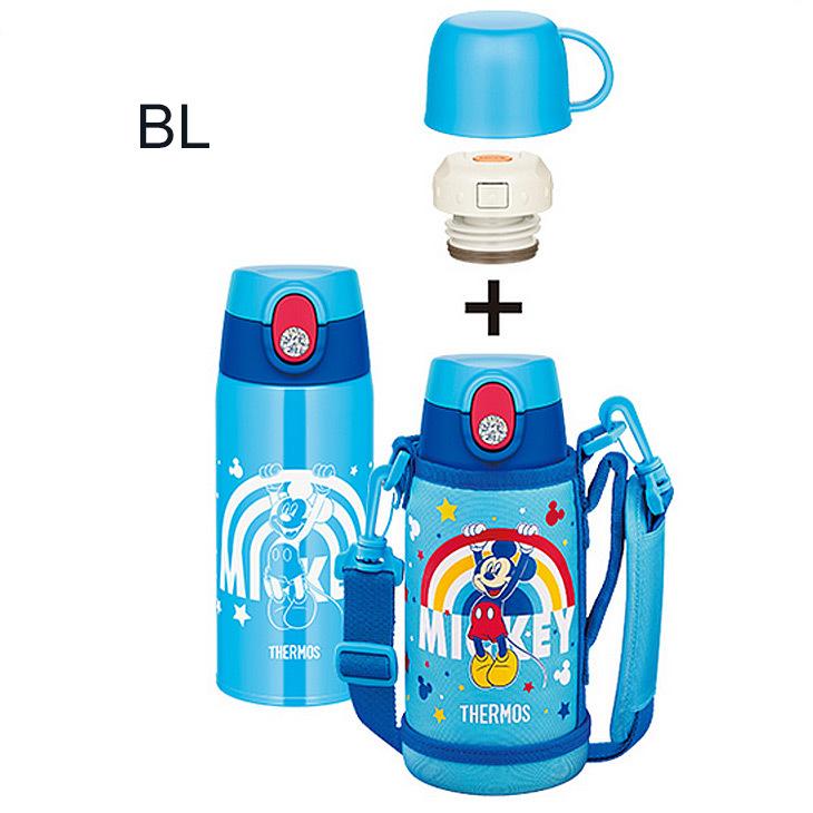 THERMOS 水筒 600ml 0.6L 保冷 保温 スポーツボトル 子供用 サーモス 真空断熱2ウェイボトル Disney ミッキー ミニー キャラクター 水分補給 /FJO ...