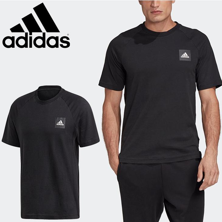 adidas 半袖Tシャツ メンズ アディダス マストハブ スタジアム TEE/スポーツウェア トレーニング クルーネック 黒 ブラック ...