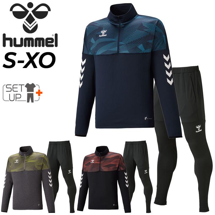 hummel トレーニングウェア 上下 メンズ ヒュンメル 起毛シャツ ロングパンツ セットアップ ジャージ スリムフィット サッカー /HAT4070-HAT4070P : WORLD ...