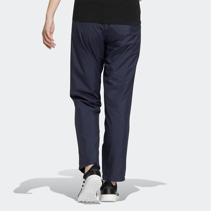 adidas（アディダス） ウィンドブレーカー パンツ レディース/adidas カラーブロック ウインドパンツ/裏トリコット起毛 保温 防風 ...