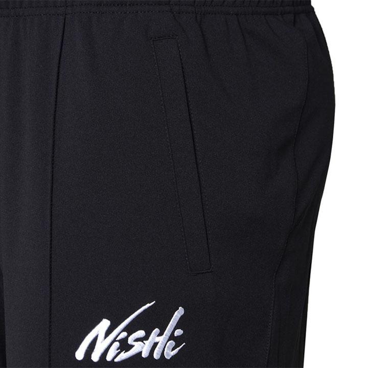ニシ・スポーツ トレーニングパンツ メンズ レディース ニシ NISHI トレーニング スポーツウェア 陸上競技 伸縮 軽量 吸汗速乾 裾ファスナー 長ズボン 黒 ブラック /N71-100P ...