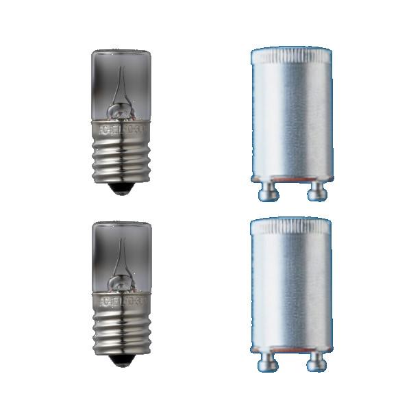 Panasonic FG-1EL 10〜30形 + FG-4PL 40形 ×2 FG1EL4PLF22P 長寿命点灯管 E17 P21 グロー球 スタータ式器具 パナソニック : Web ...