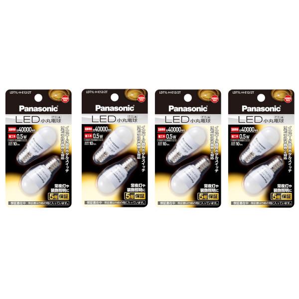 Panasonic 計8個セット 2個パック ×4 LDT1LHE122T LED小丸電球 E12 電球色 常夜灯 ナツメ球 装飾照明 パナソニック : Web Shop ゆとり Yahoo ...