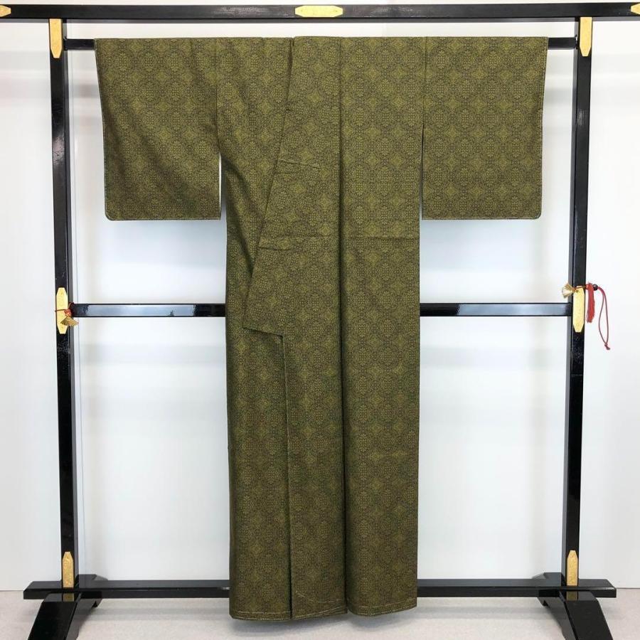 本場大島紬 薬草染 奄美うこん 仙太郎 カタス7マルキ 証紙 蜷色 K-3447 : リユース着物わびさび Yahoo!店 - 通販 - Yahoo!ショッピング