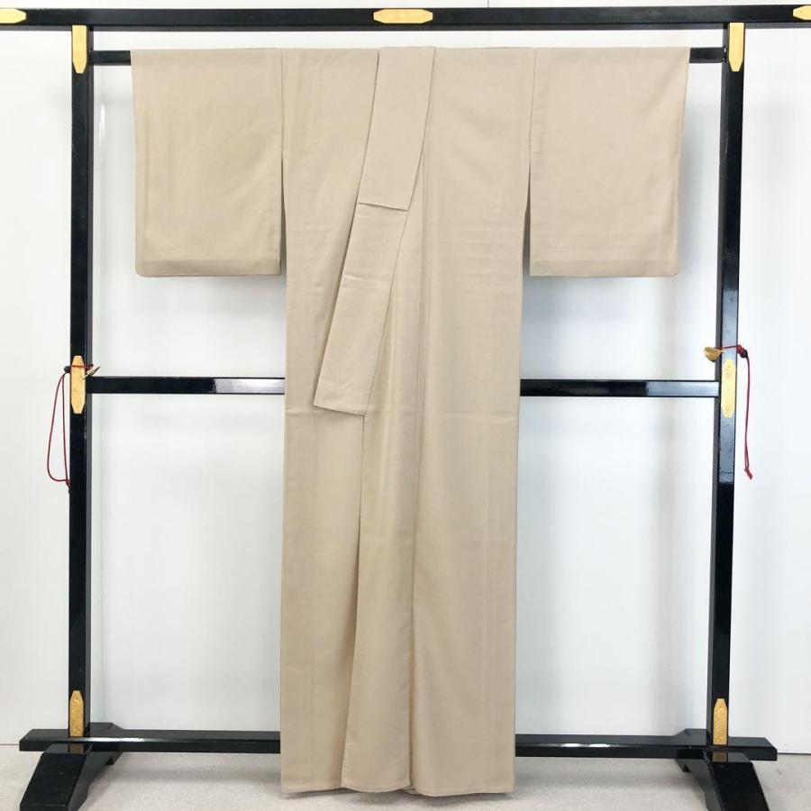 夏着物 色無地 絽 羽田登喜男監修 さんび 亜麻色 K-4496 着物 きもの kimono 和服 和装 中古 リサイクル着物 【送料無料】 : リユース着物わびさび Yahoo!店 - 通販 ...