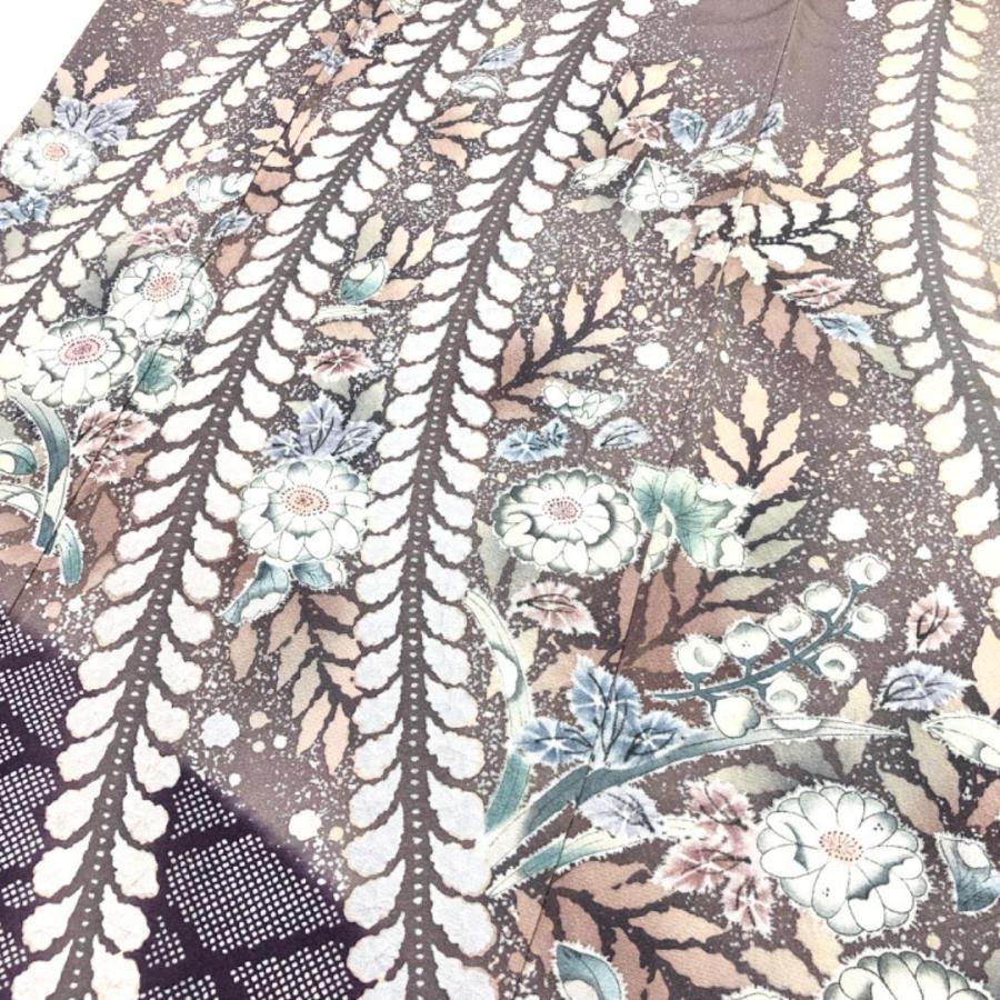 訪問着 桐谷翠山工房 辻が花絞り 暈し 鳩羽色 K-5363 着物 きもの kimono 和服 和装 中古 リサイクル着物 【送料無料】 : リユース着物わびさび Yahoo!店 - 通販 ...