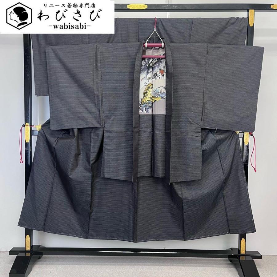 男着物 アンサンブル 本場大島紬 80亀甲 干支柄 キングサイズ M-1085 : リユース着物わびさび Yahoo!店 - 通販 - Yahoo!ショッピング