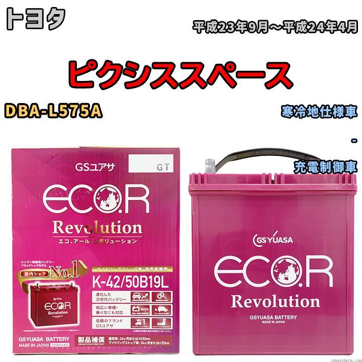 GSユアサ バッテリー GS ユアサ トヨタ ピクシススペース DBA-L575A - ERK4250B19L : ワコムジャパン3Linkヤフーショッピング店 - 通販 - Yahoo!ショッピング