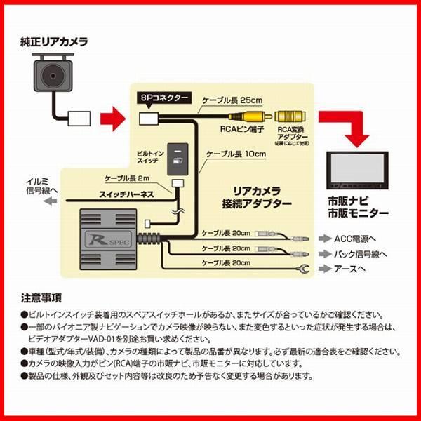 Data System（データシステム） バックカメラ変換アダプター ホンダ N-ONE JG1/JG2 平成24年11月- RCA018H-B : 3Linkヤフーショッピング店 - 通販 ...
