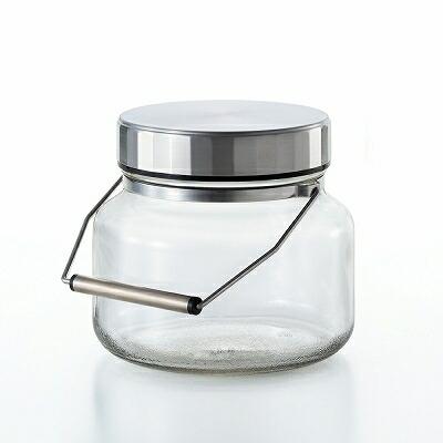 石塚硝子 ISHIZUKA GLASS アデリアグラス ADERIA GLASS Metal Cap Container MCコンテナー 1L 829 保存びん 保存容器 :829:WADA ...