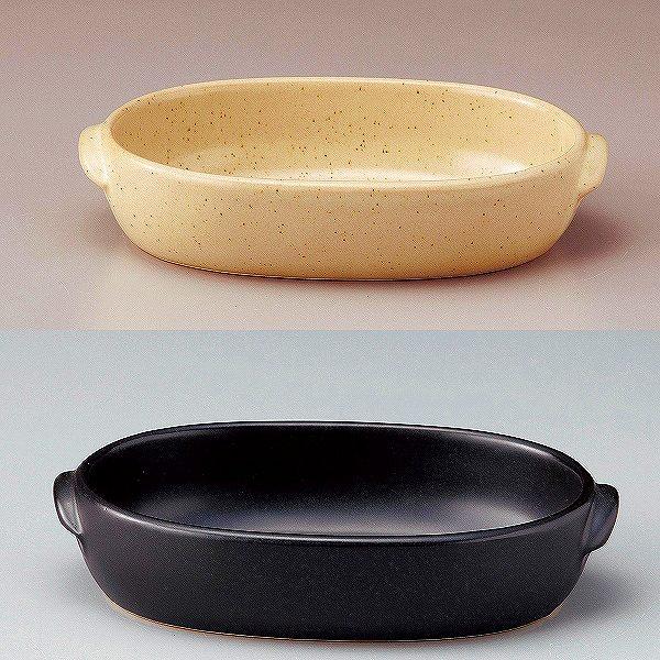 三陶 萬古焼 オーバルグラタンM グラタン皿 大皿 梨地 11160 黒釉 11153 : WADA TOKI - 通販 - Yahoo!ショッピング