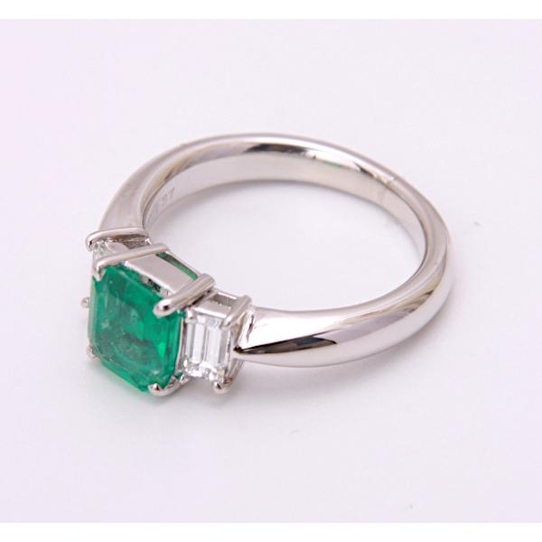 《質屋出品》Pt900★天然エメラルド0.92ct+ダイアモンドリング★C-5779 : wadaya44 Yahoo!ショップ - 通販 - Yahoo!ショッピング