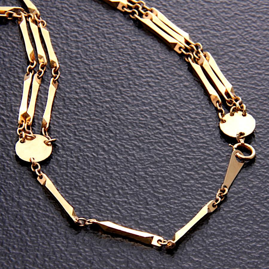 K18金イエローゴールド三連切子ネックレス73cm！MJ-2614 : mj-2614 : wadaya44 Yahoo!ショップ - 通販 - Yahoo!ショッピング