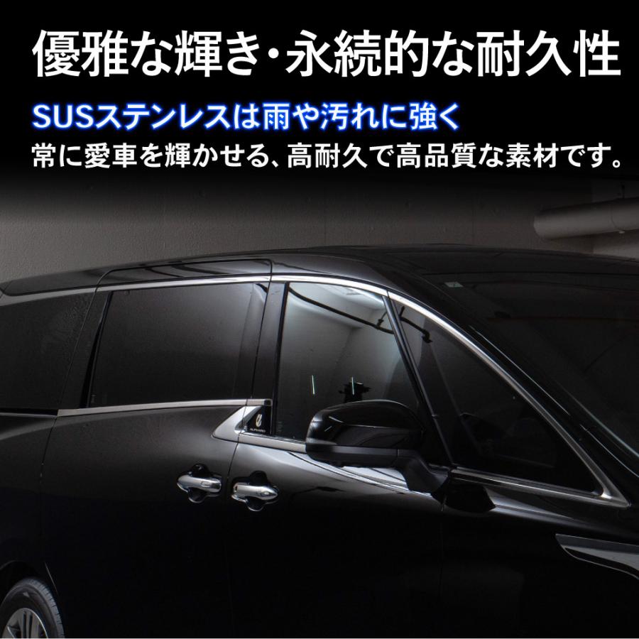 アルファード ヴェルファイア 40系 サイドウィンドウモール サイド ウィンドウモール トリム アクセサリー パーツ AAHH 40W 45W AGH : クラフトワークス - 通販 ...