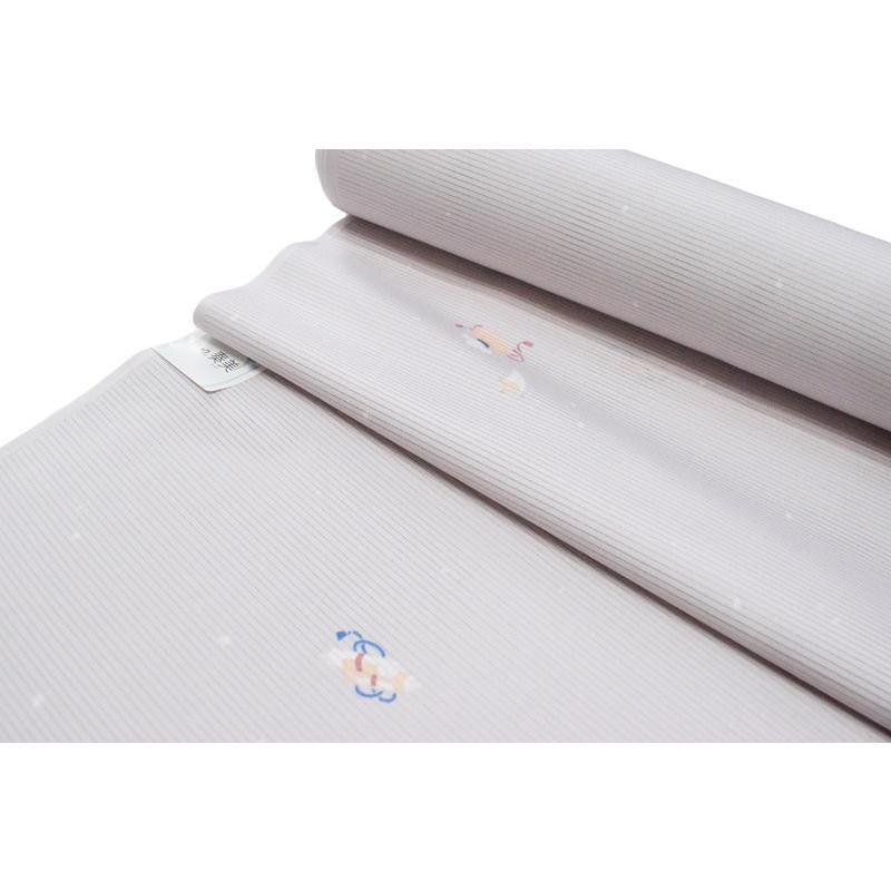 絽 東レシルック 小紋柄反物-No.014 なつめ【地色：鳩鼠色/絽小紋/日本製品/12.0メートル以上/巾約38.0センチ】 TORAY（東レ） 絽 東レシルック 小紋柄反物-No.014 なつめ【地色：鳩鼠