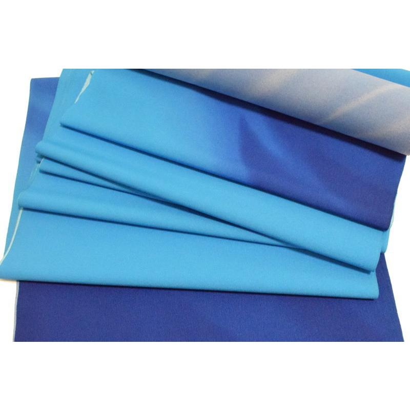 【訳あり少々難（色焼け等）】 踊りの付下げ反物-No.032【踊り用/教材向き/普段着/ポリエステル素材/着物一枚分12.0メートル以上 ...