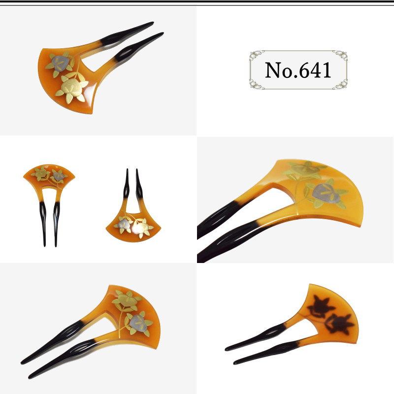 簪 かんざし 二本差し 手描き 浅草 日本製品 No.641・642（髪飾り 振袖 婚礼 結婚式 袴 黒 フォーマル着物 バチ型 和装） 【YP33PゆうパケットOK】 : 着物ふくなが ...