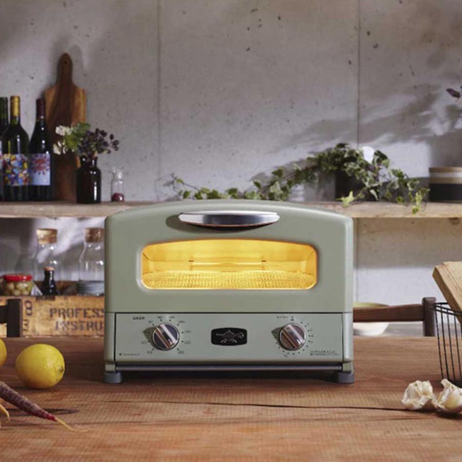 アラジン 4枚焼きグラファイトグリル＆トースター グリーン AGT-G13B(G) 外カリ中モチ 0.2秒発熱【お届け日指定の時間指定は不可】 爆買 : インテリア・寝具のお店 wagairo ...