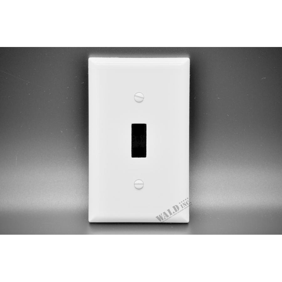 スイッチプレート 1連 白 プラスチック USA 2134W : WAI.D Inc. - 通販 - Yahoo!ショッピング