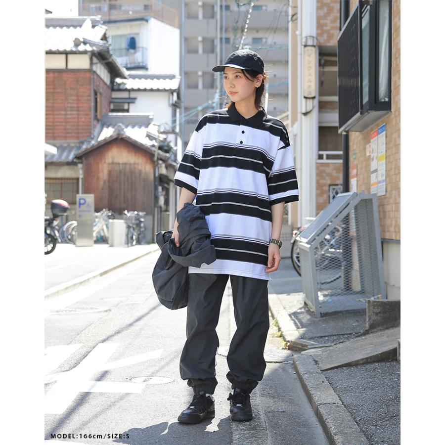 Cal Top（キャルトップ） CLTP185 STRIPE BORDER POLO SHIRTS ストライプ ボーダー ポロシャツ ブランド ...