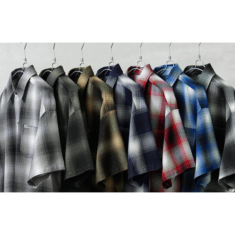 Cal Top キャルトップ CLTP2000S PLAID S/S SHIRT プラッド オンブレチェック シャツ MADE IN USA ...