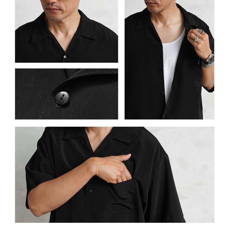 Cal Top（キャルトップ） CLTP3003 SOLID S/S SHIRT ソリッド オープンカラーシャツ MADE IN USA ...