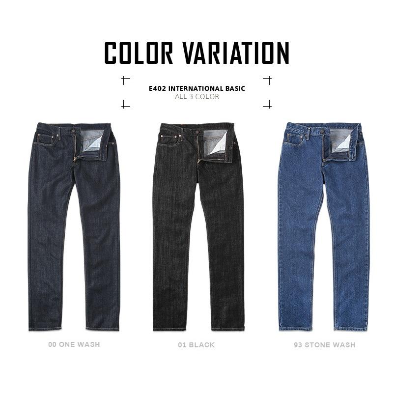 EDWIN エドウィン E402 INTERNATIONAL BASIC デニム ジーンズ タイトストレート 日本製 メンズ ジーパン Gパン ズボン ブランド 秋冬【大きいサイズ】【T ...