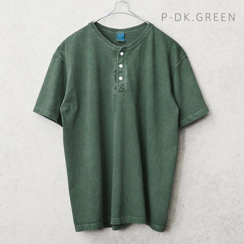 GOOD ON（グッドオン） GOST-1102 S/S ヘンリーネックTシャツ 日本製