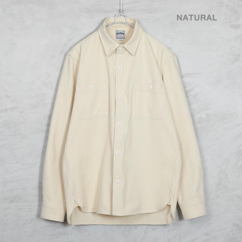 HOUSTON ヒューストン 41050 HERRINGBONE VIYELLA SHIRT ヘリンボーン ビエラ シャツ メンズ アメカジ ...