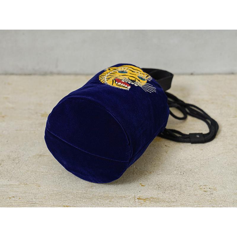 HOUSTON ヒューストン 6874 VELVETEEN EFFECT BAG 刺繍別珍 エフェクツバッグ「TIGER」 ミリタリー ポーチ ベトジャン ベトナムジャケット【R ...