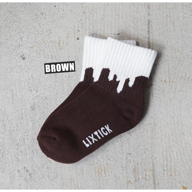 LIXTICK リックスティック DRIP SOCKS 3PACK REVERSE ドリップ ソックス リバース JUNIOR（子供用 ...