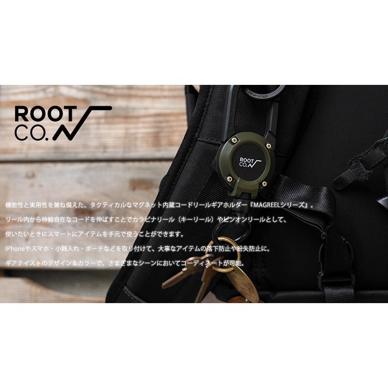 ROOT CO. ルート コー GMR3 GRAVITY MAG REEL 360 マグネット内蔵型リールカラビナ キーホルダー キーリング ミリタリー 雑貨【クーポン対象外】【T ...