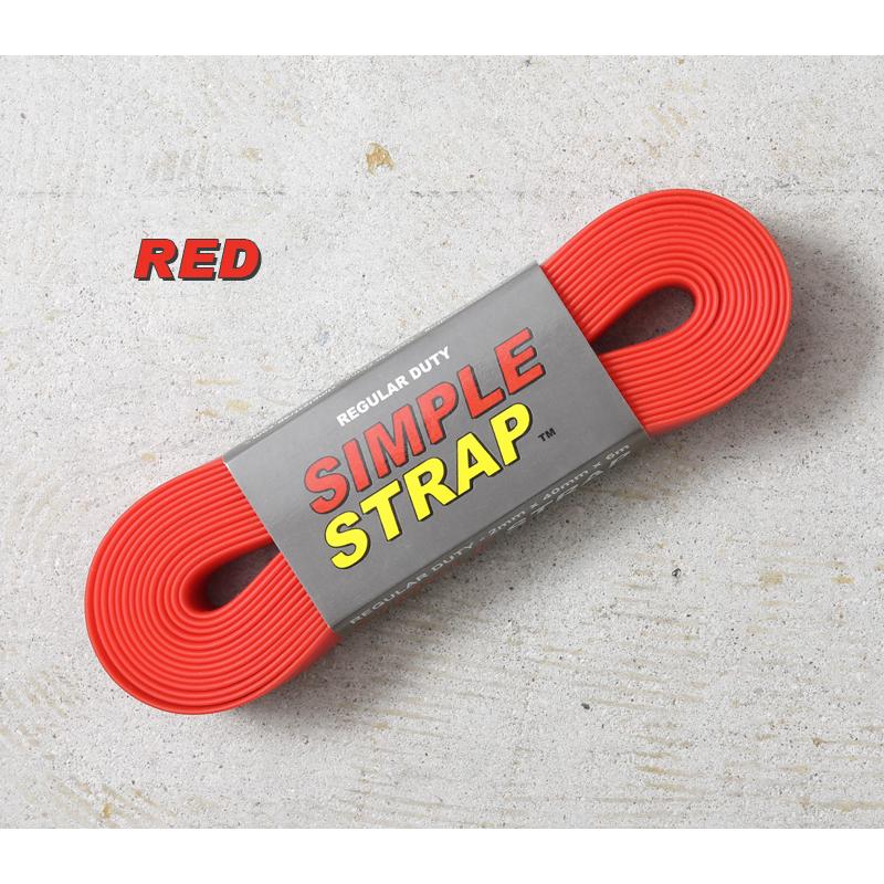 SIMPLE STRAP シンプルストラップ 2mm Regular Duty ラバー タイダウンベルト【クーポン対象外】【T ...