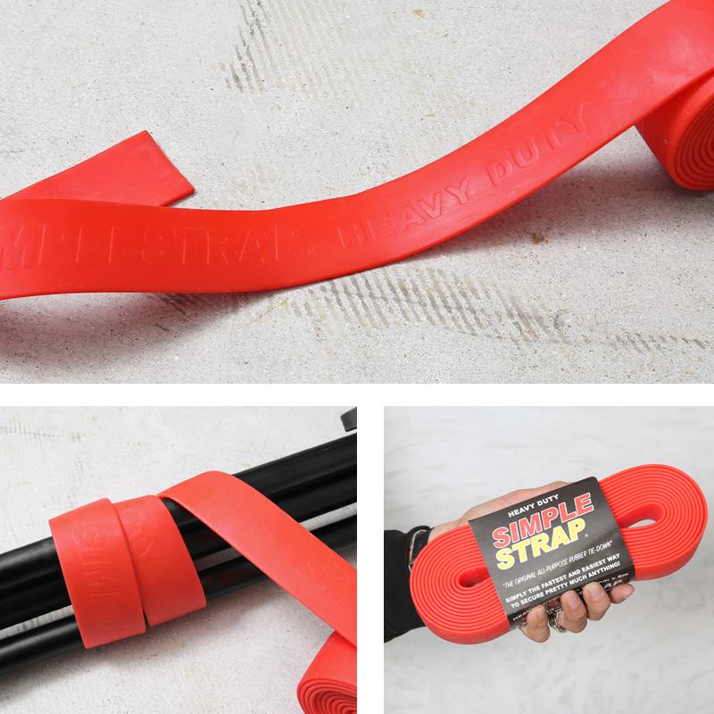 SIMPLE STRAP シンプルストラップ 3mm Heavy Duty ラバー タイダウンベルト【クーポン対象外】【T】 : ミリタリー ...
