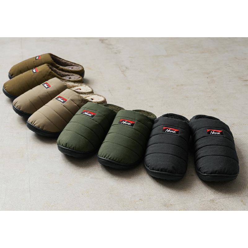SUBU×NANGA TAKIBI タキビ 冬用サンダル スブ ナンガ メンズ レディース ダウン スリッポン あったか おしゃれ アウトドア コラボ 防寒【Sx】【T】 :subu ...