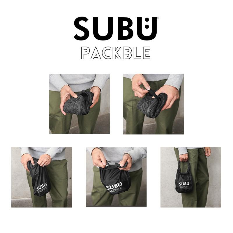 SUBU（スブ） PACKBLE パッカブル 冬用サンダル メンズ レディース ダウンサンダル 折りたたみ スリッポン あったか おしゃれ ボア 起毛 防寒 ブランド【T】【Sx ...