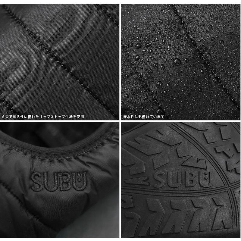 SUBU（スブ） PACKBLE パッカブル 冬用サンダル メンズ レディース ダウンサンダル 折りたたみ スリッポン あったか おしゃれ ボア 起毛 防寒 ブランド【T】【Sx ...