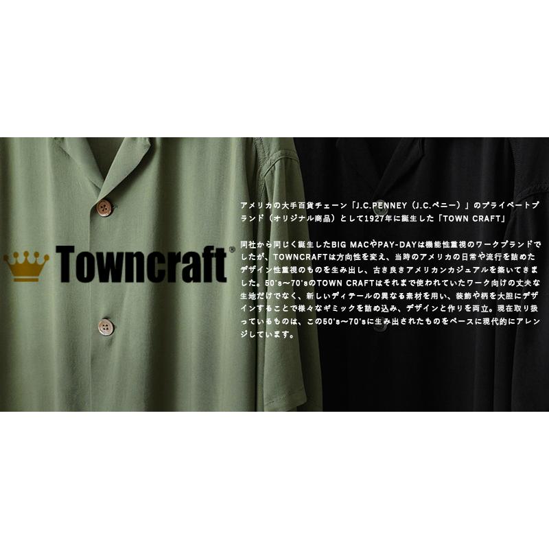 TOWNCRAFT（タウンクラフト） WAIPER×TOWN CRAFT TC25S013WP Rayon Beach Shirts レーヨン ...