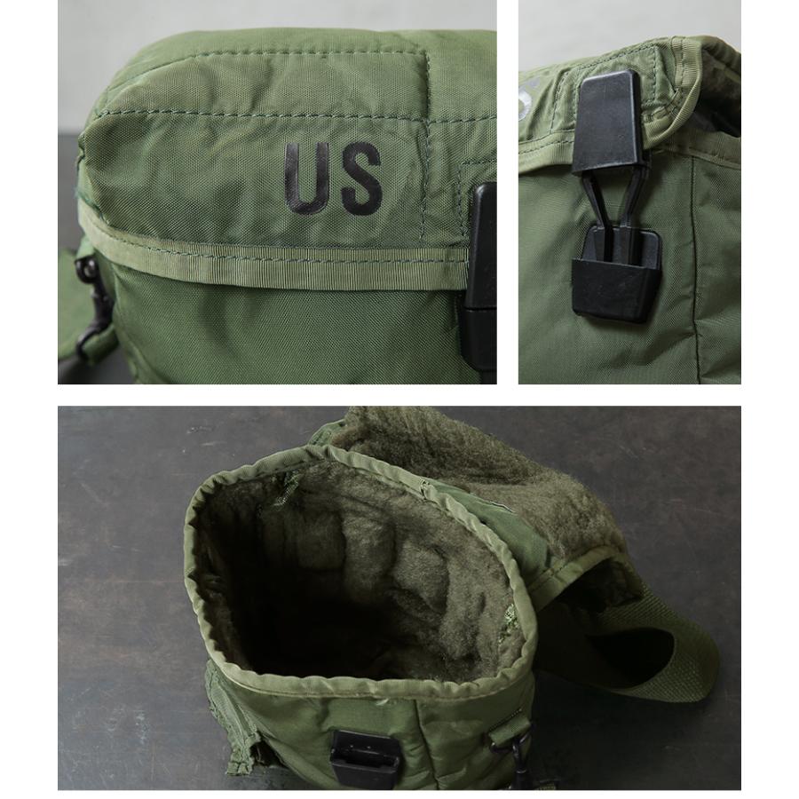 MILITARY 実物 USED 米軍 2QT ウォーターキャンティーンカバー ショルダーバッグ OLIVE【クーポン対象外】【I ...