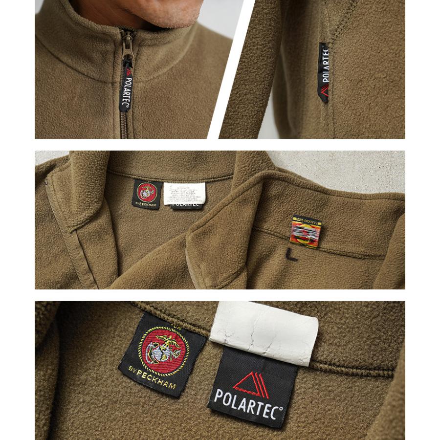 MILITARY（ミリタリー） リジェクト 訳あり品 実物 USED 米軍 USMC POLARTEC プルオーバー フリースライナー ...