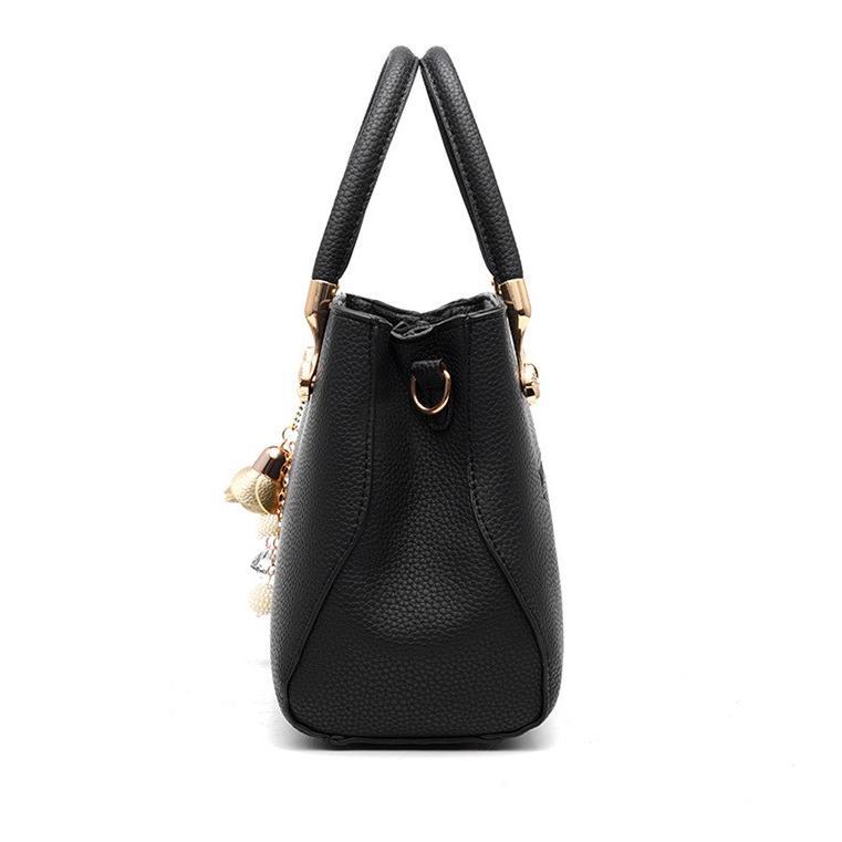 ハンドバッグ レディース 大きめ 2way 手提げ 肩掛け 鞄 PUレザー 無地 大容量 おしゃれ シンプル 上品 母親 通勤 OL ビジネス 20代 30代 40代 ...