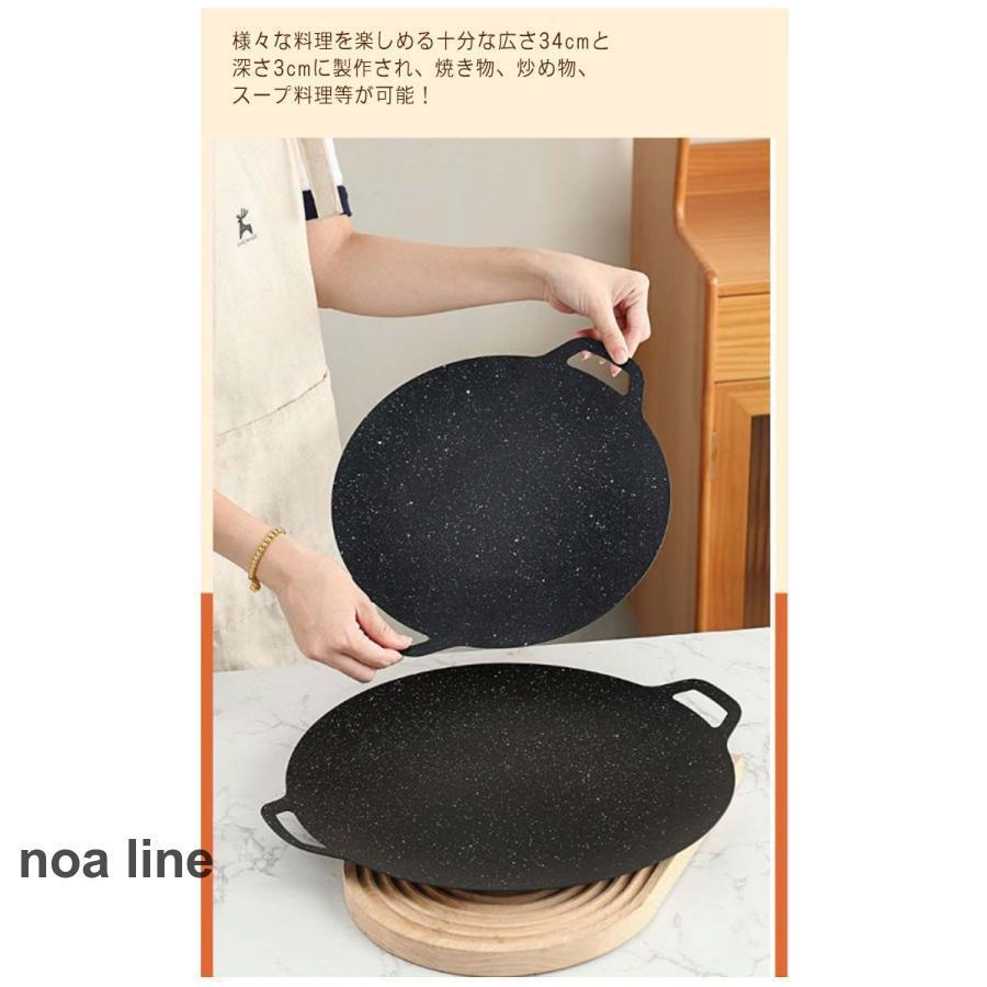 直火 丸型鉄板 マルチグリドル マルチグリドルパン プレート 鉄製 韓国 28cm/30cm/34cm フライパン IH 鉄鍋 : わいわいはうす - 通販 - Yahoo!ショッピング