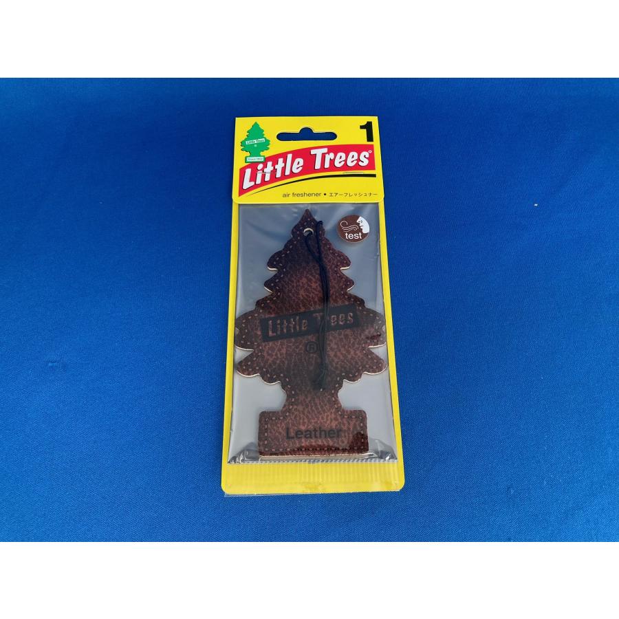 Little trees air freshener リトルツリー エアーフレッシュナー Leather レザー : わかばオートヤフー店 ...