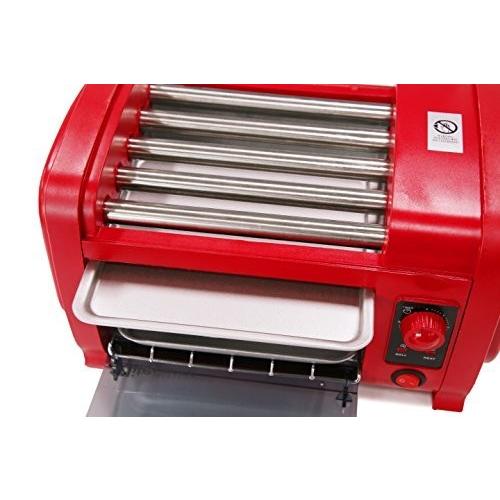 Elite EHD-051R Cuisine Hot Dog Roller Toaster Oven Combo, Red : ワールド輸入アイテム専門店 - 通販 - Yahoo!ショッピング