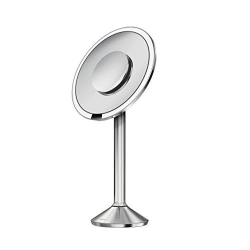 simplehuman Sensor Mirror Pro, 8 inch Round, 5x + 10x Magnification ...