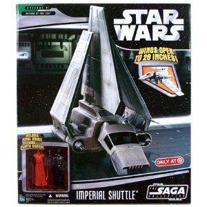 Star Wars Saga '06 Exclusive Vehicle Imperial Shuttle with Darth Vader ...